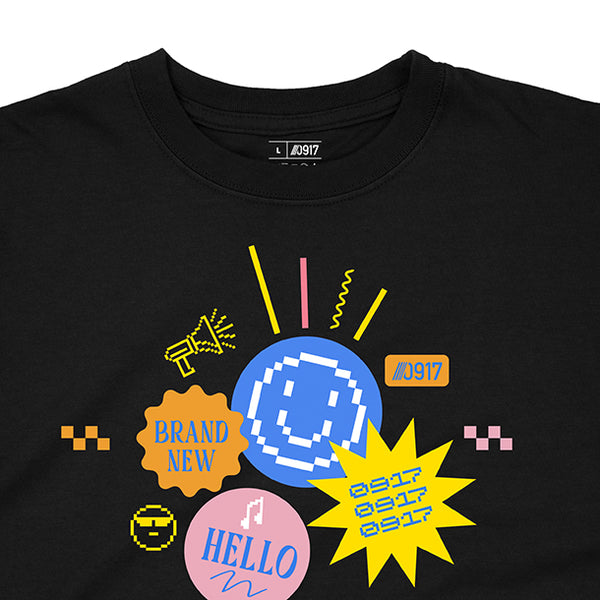 Hello World Sticker T-Shirt | 0917 Lifestyle